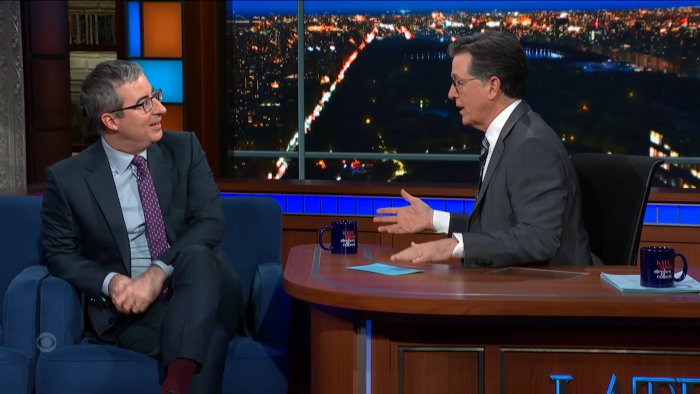 Give John Oliver And Stephen Colbert A Podcast Already