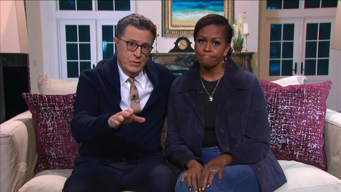Stephen Colbert And Michelle Obama Want To Have A Talk With You