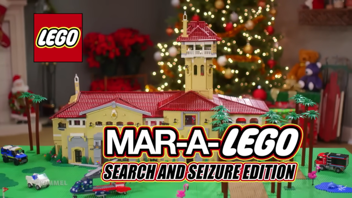 Jimmy Kimmel Uses Lego To Recreate Mar-A-Lago Raid