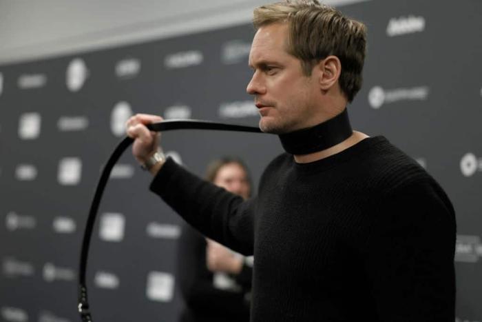 Alexander Skarsgård Gets Freaky Promoting 'Infinity Pool' at Sundance ...